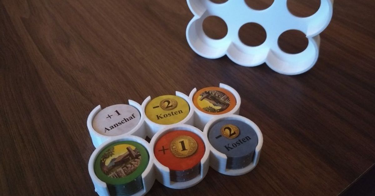 Dominion Adventures Token Box (Circular tokens) with cover by ...