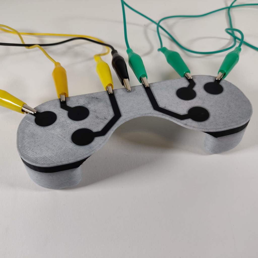 Makey Makey 3d Printed Conductive Controller by Protopasta | Download ...