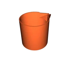 Airbrush paint mixing container by 3D PRINT | Download free STL model ...