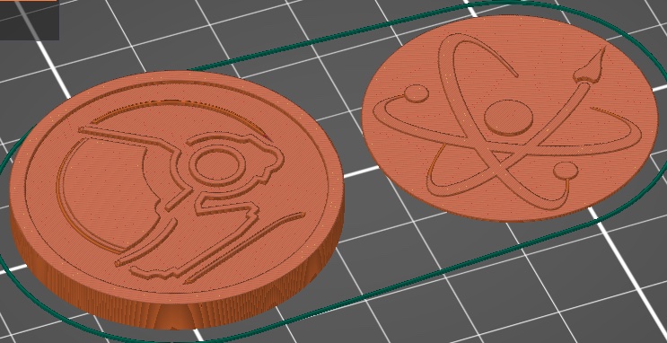 Weighted Souvenir Coin by Monte | Download free STL model | Printables.com