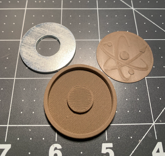 Weighted Souvenir Coin by Monte | Download free STL model | Printables.com