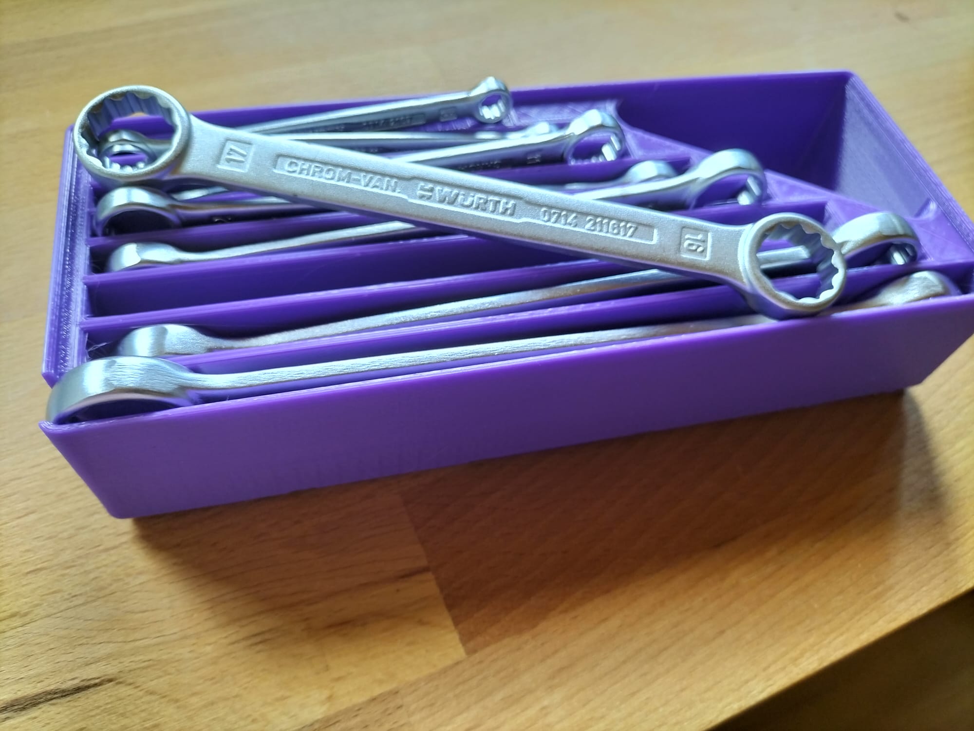 Gridfinity Holder For Double end Ring Wrench Set By Amlp Download