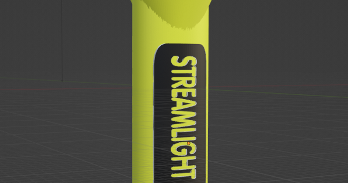 Streamlight 4AA customizable by jmynheir | Download free STL model ...