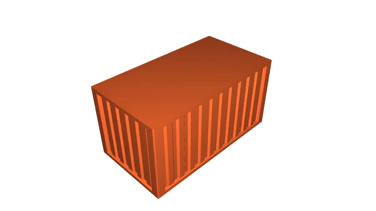 Sea Container v1.0 (1/43 scale) by Geddy | Download free STL model ...