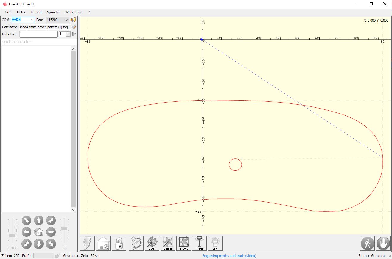 Pico 4 front cover foil pattern/ stencil by LWC | Download free STL ...