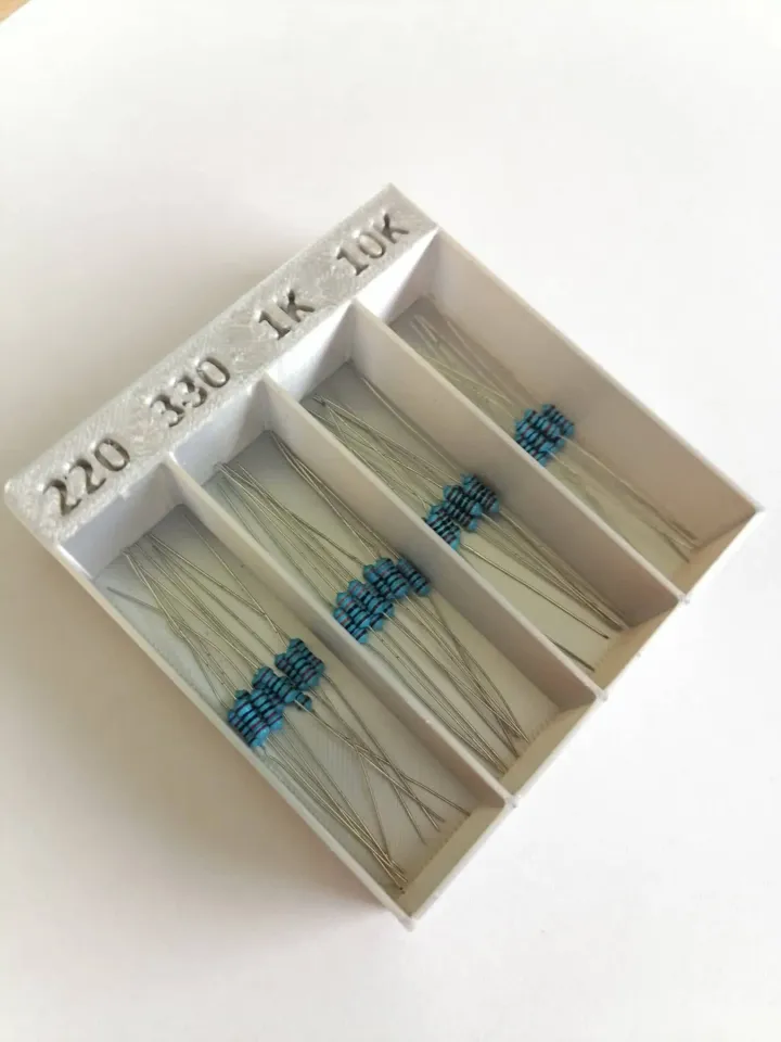 Resistor Organizer for Arduino kits by KrafťákSvK | Download free STL ...