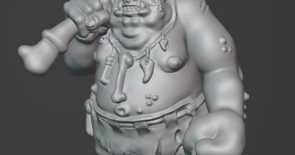 Fat ogre by argylefox | Download free STL model | Printables.com