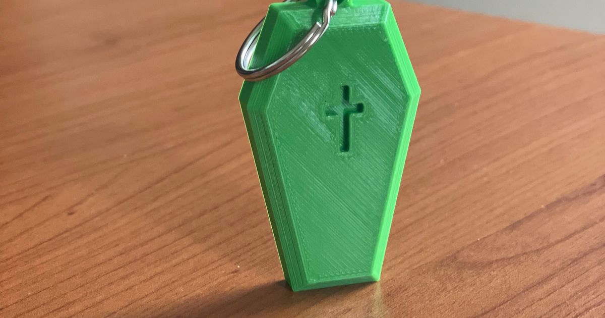 Coffin Keychain by The Mabur | Download free STL model | Printables.com