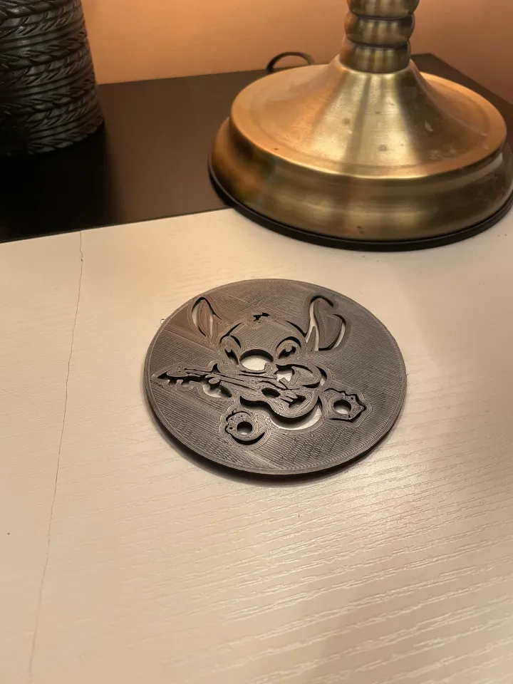 Stitch Coaster by Dylan | Download free STL model | Printables.com