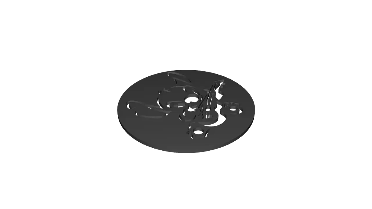 Stitch Coaster by Dylan | Download free STL model | Printables.com