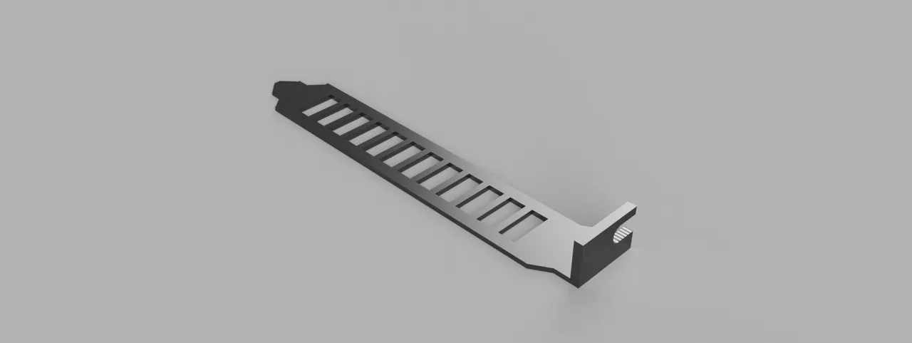 Pc case gpu slot cover by Teun | Download free STL model | Printables.com