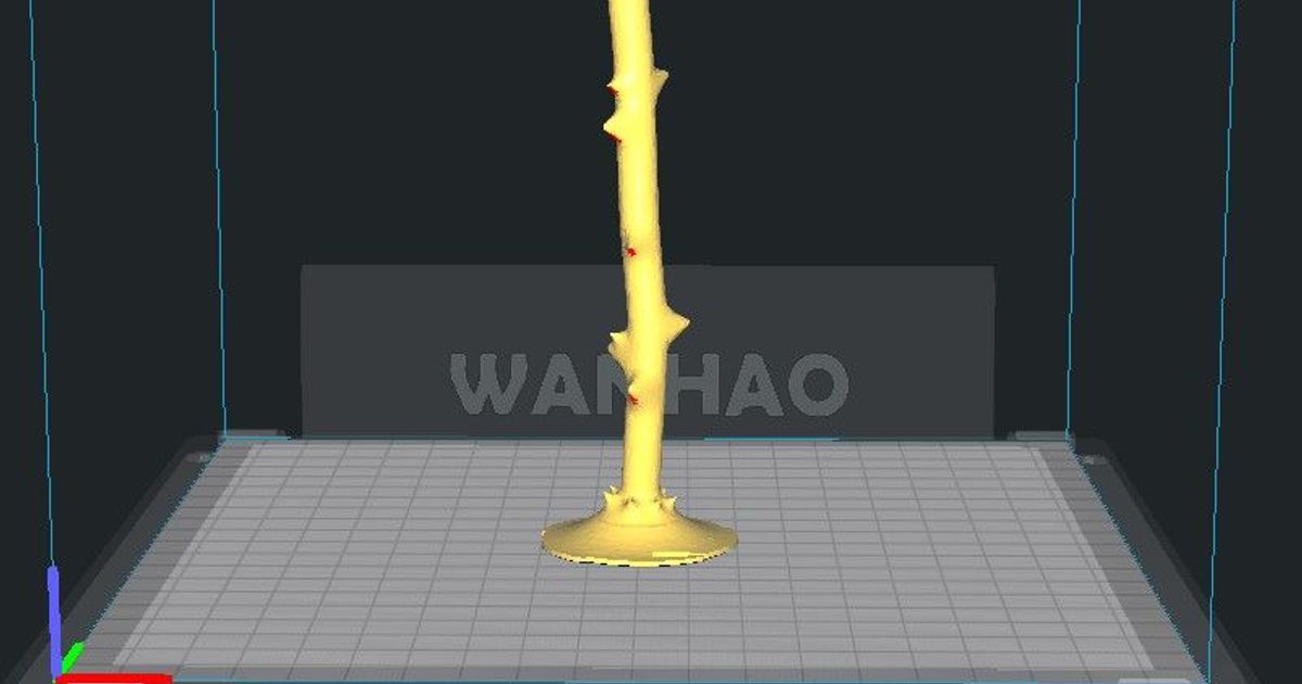 Rose Stem 132mm by RubixDragon | Download free STL model | Printables.com