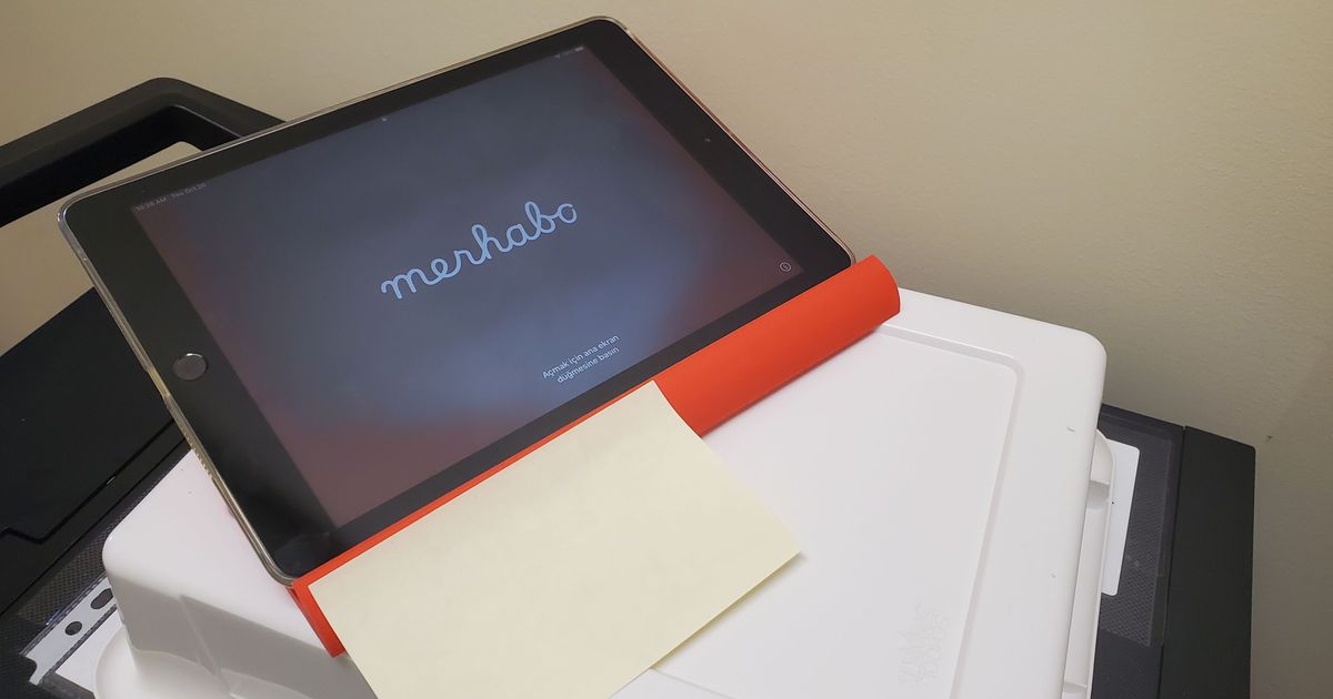 iPad Tablet Workstation by Just2Ys | Download free STL model ...