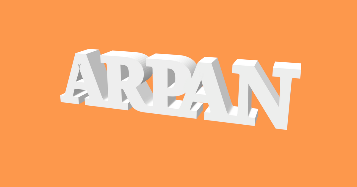 Arpan Name by nAv | Download free STL model | Printables.com