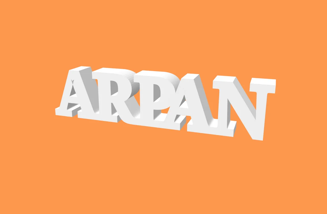 Arpan Name by nAv | Download free STL model | Printables.com
