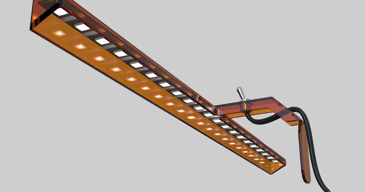 DIY Monitor LED Bar Light by The3Designer | Download free STL model ...