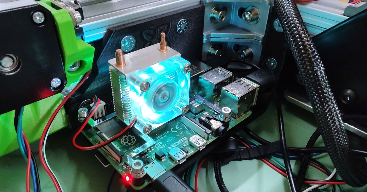 Raspberry PI support for V-Minion RatRig by Aldoale | Download free STL ...