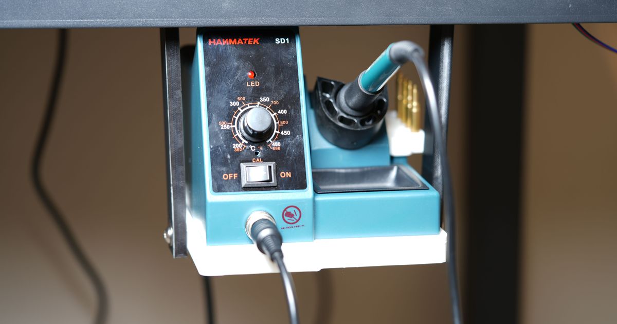 Hanmatek SD1 Under-Table Mount by Lev 3DD | Download free STL model ...