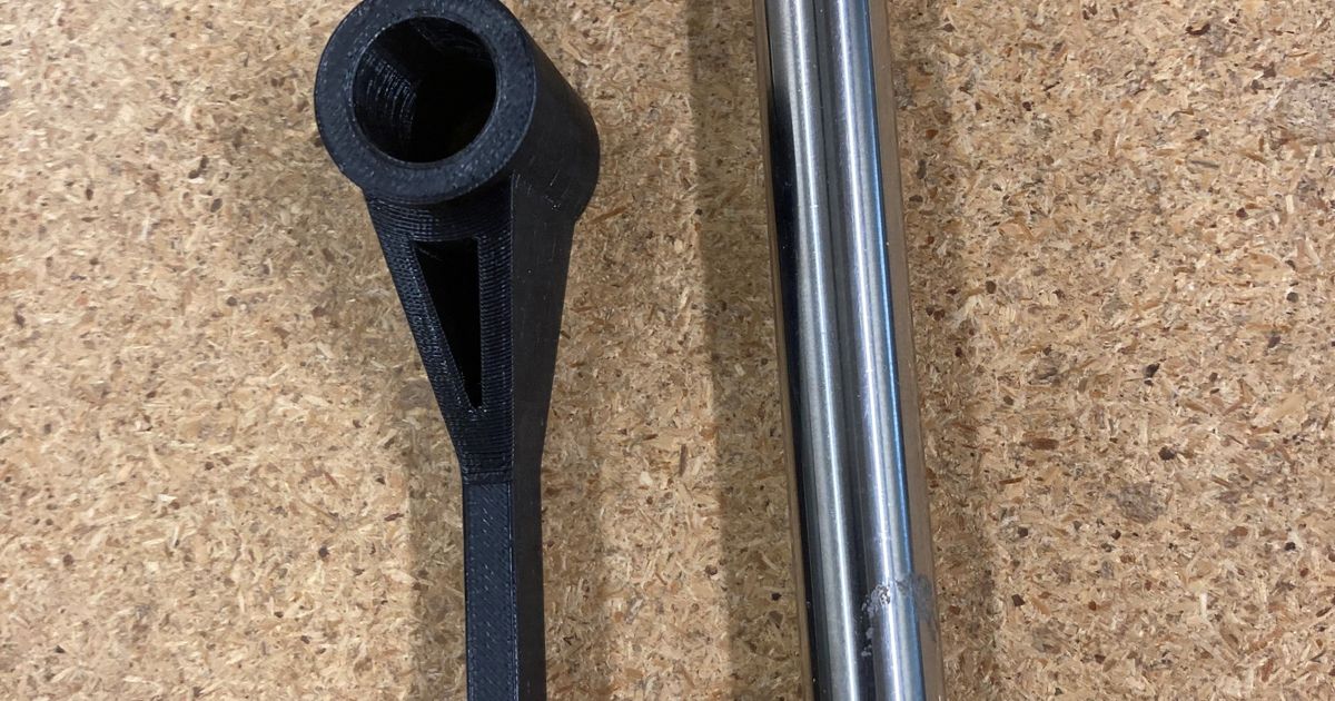 Support arm for 0.5 inch diameter optical equipment by Ryan Roehnelt ...