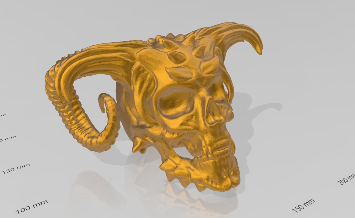 Demon Skull par Peter Farell | Téléchargez gratuitement un modèle STL ...