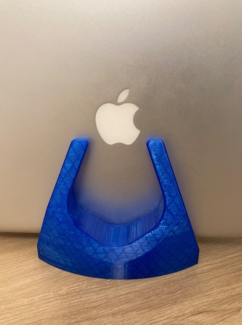 Vertical laptop stand by NuTesla | Download free STL model | Printables.com
