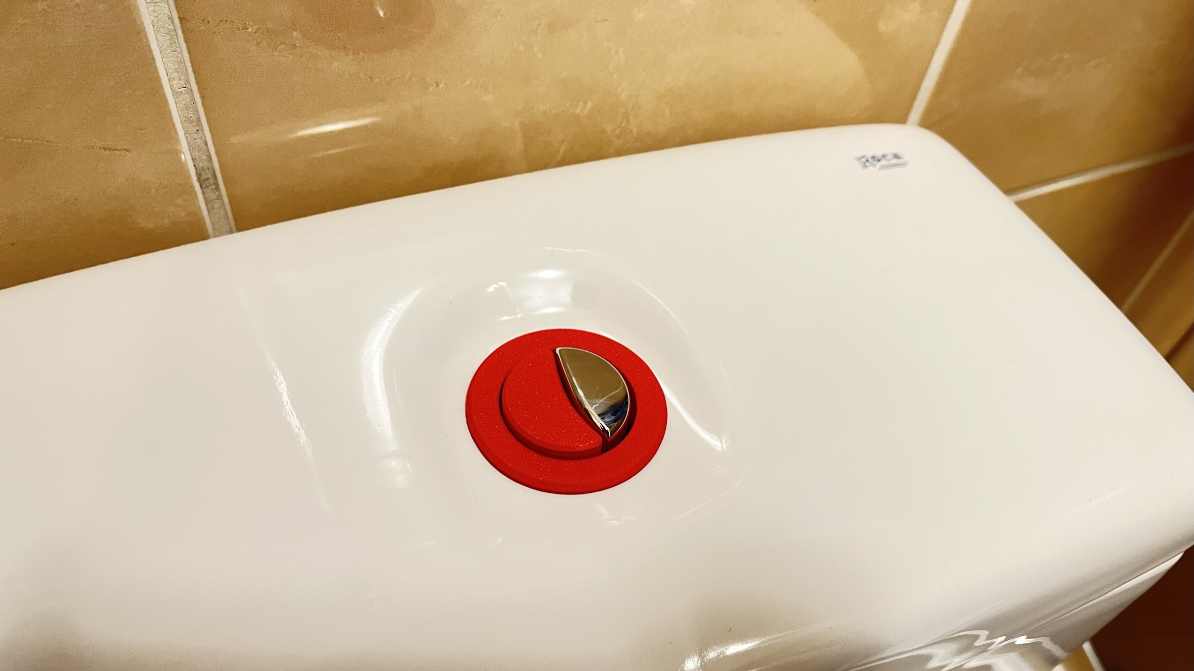 Toilet flush button ROCA by AddictivePrinting | Download free STL model ...