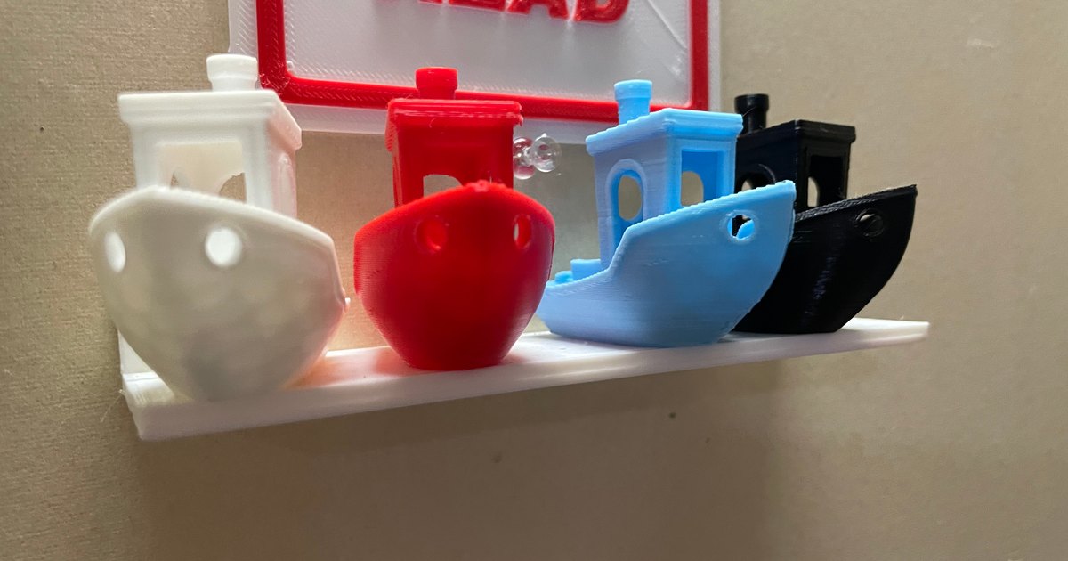Benchy Shelf By Dadsgone0 Download Free Stl Model