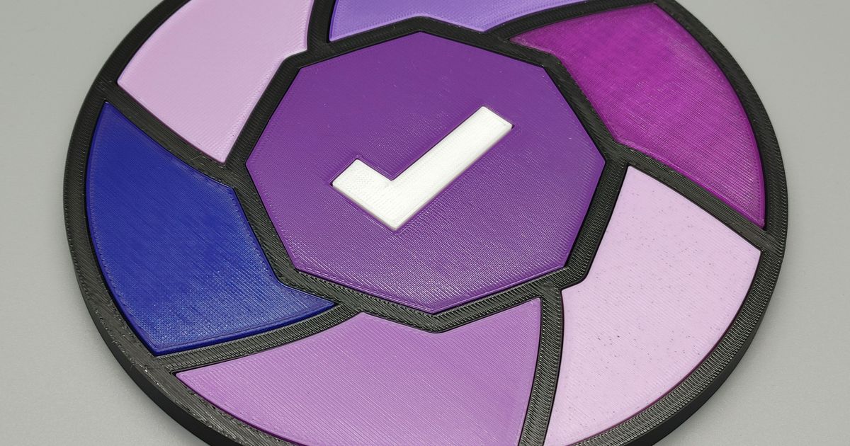 MakerDeck Twitch Partner Logo Design by fixumdude | Download free STL ...