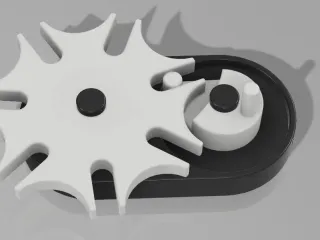 Geneva Gear Toy Mechanism by FX | Download free STL model | Printables.com