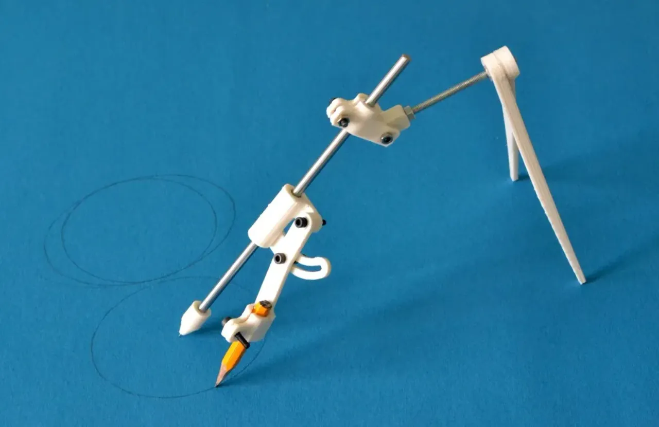 how to draw an ellipse without a compass