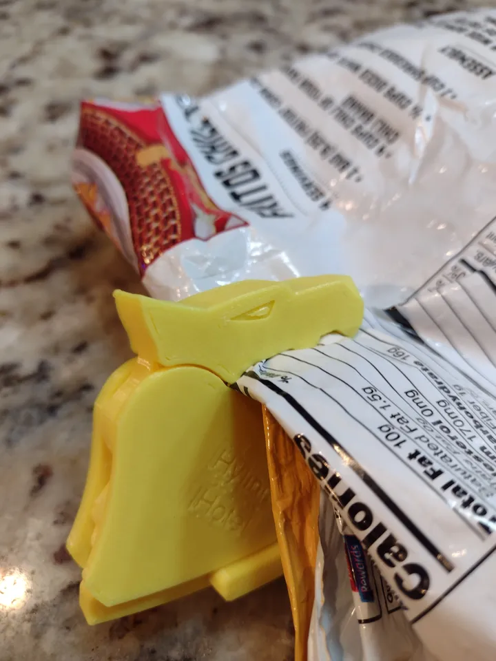 Chip clip by Ken226 | Download free STL model | Printables.com