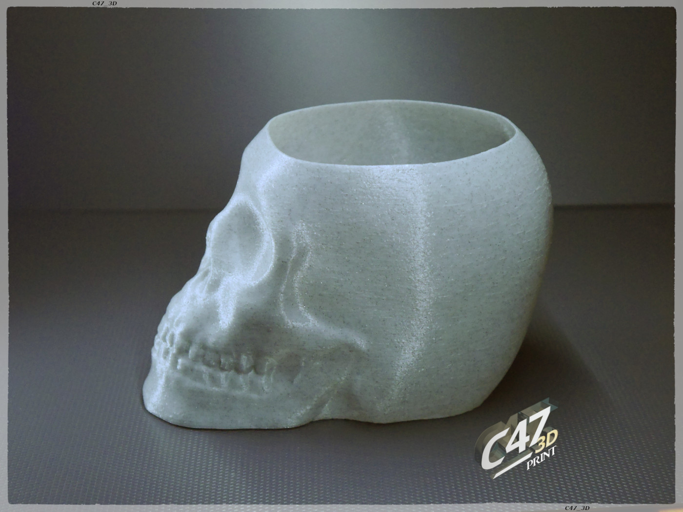 Skull Bowl - Vase mode by C47_3d | Download free STL model | Printables.com