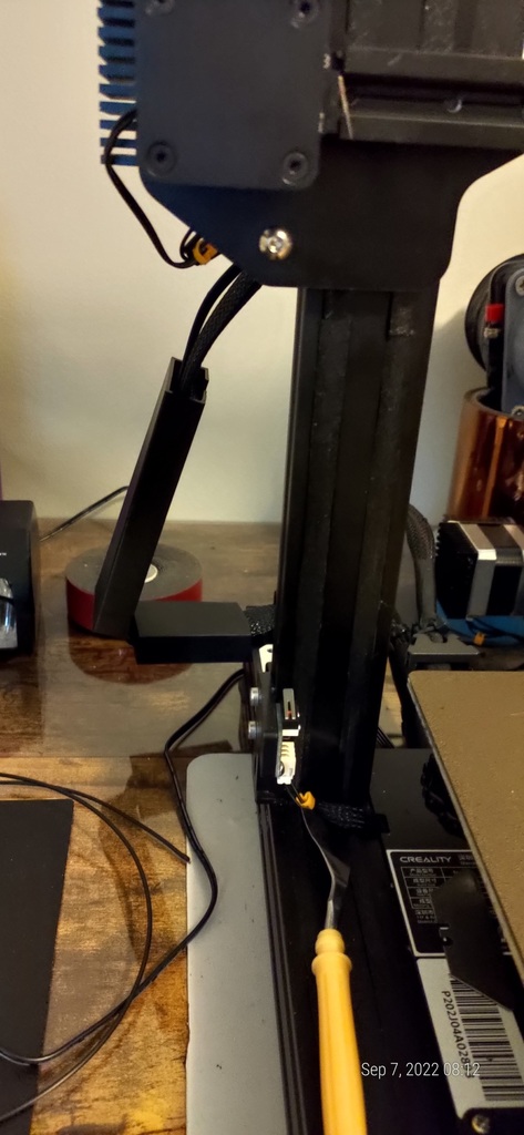 Cable management for Ender 3 to sprite extruder by Rocky Prattastic | Download free STL model ...