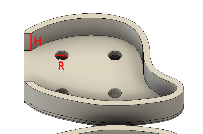 Nazgul5 V2 Frame Footpads TPU and PLA by Combinacijus | Download free STL model | Printables.com