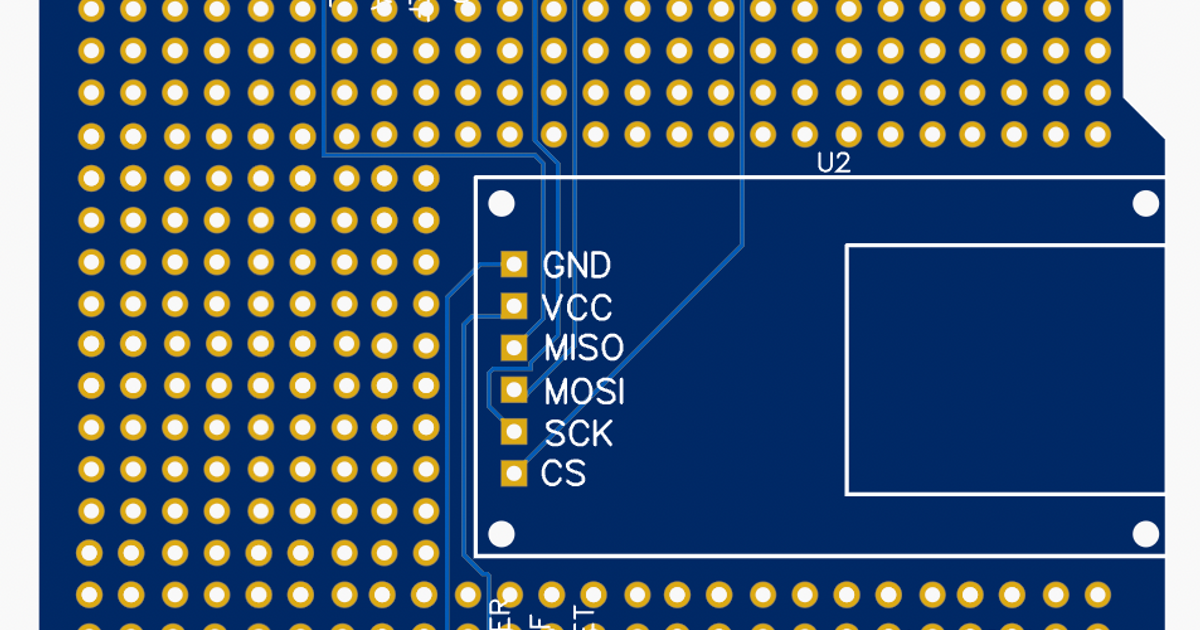 Arduino Uno Micro Sd Card Shield Bumper By Inaki Iturriaga Download Free Stl Model