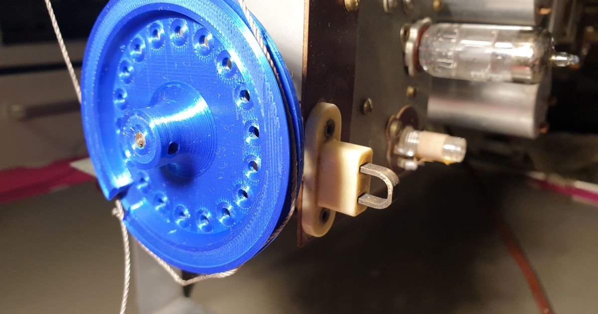 Dial Cord Wheel for ASA-1147 Receiver by Karza | Download free STL ...