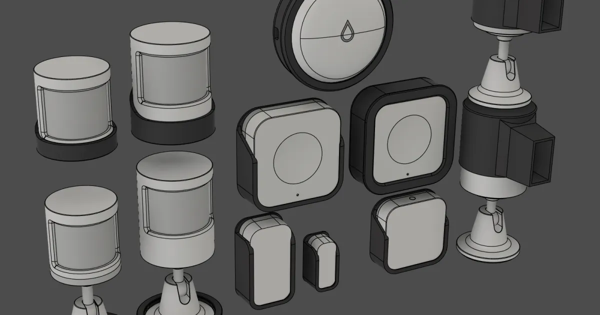 Aqara Mounts For Various Sensors v1.3 by Volan | Download free STL ...