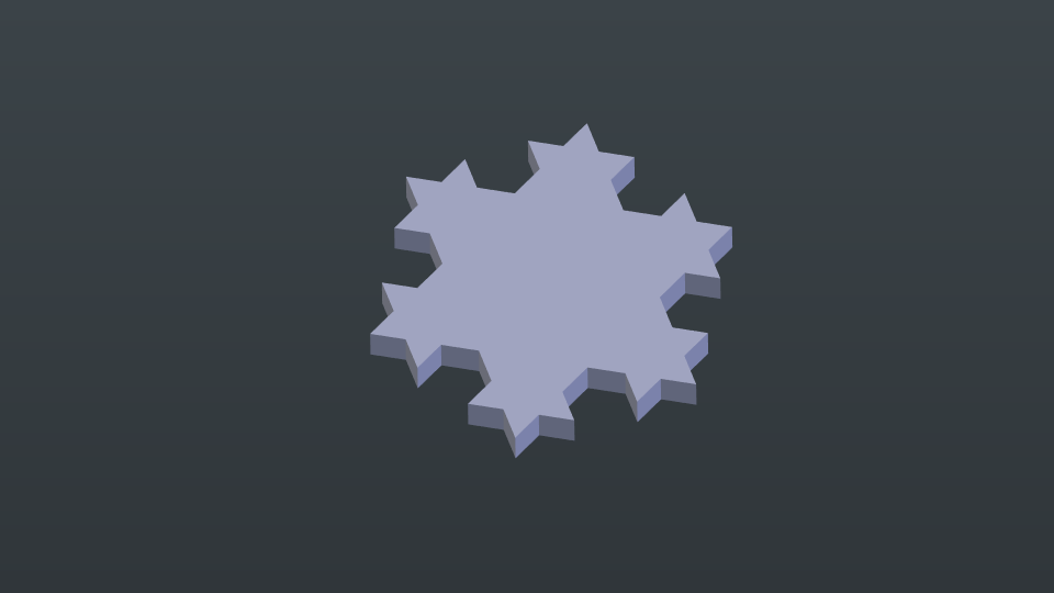 Infinite Puzzle - Koch Snowflakes by voidbubble | Download free STL ...