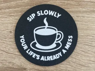 Offensive funny coaster set by ZB3D | Download free STL model ...