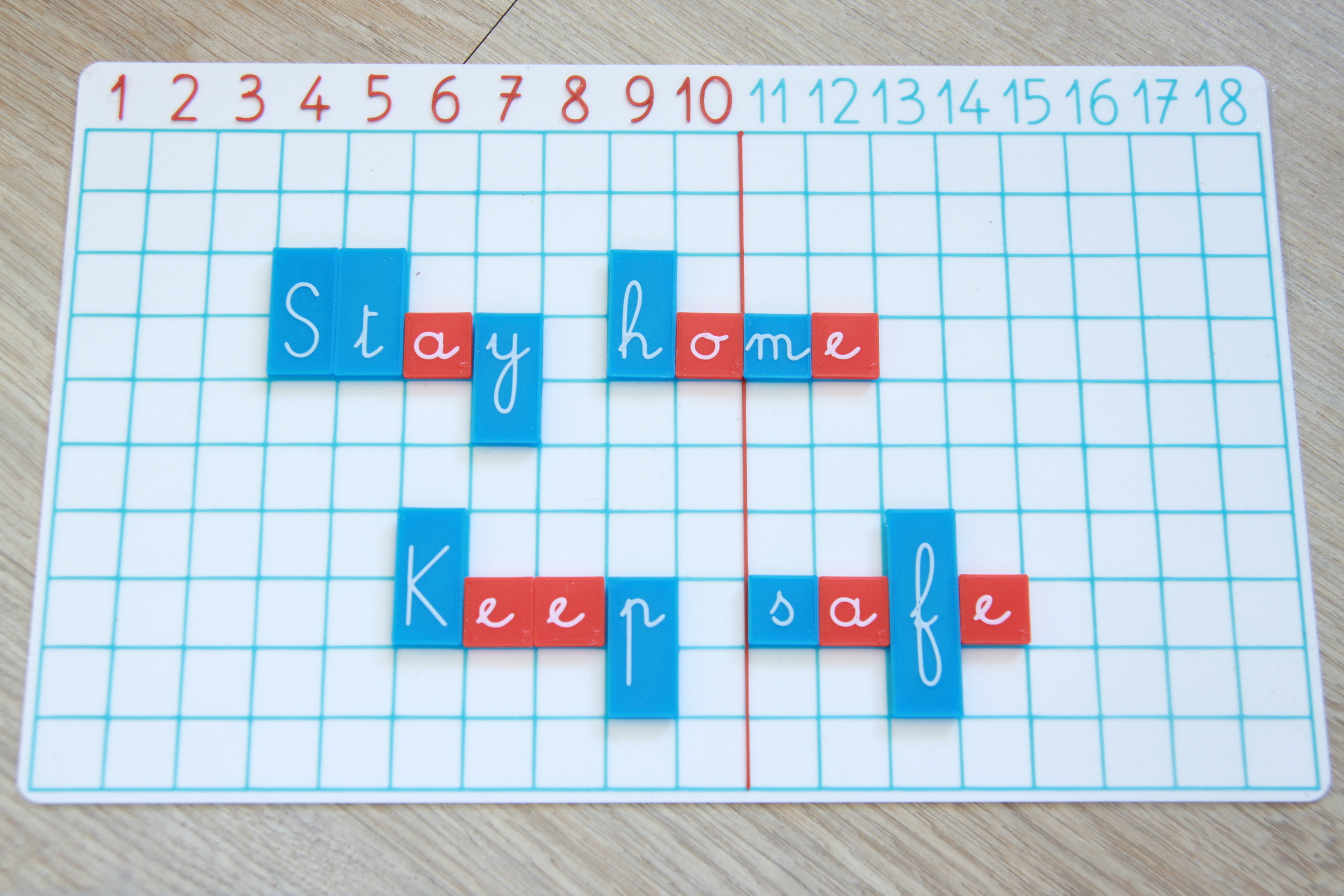 Learning numbers & letters - Montessori (customizable) von Jeff ...