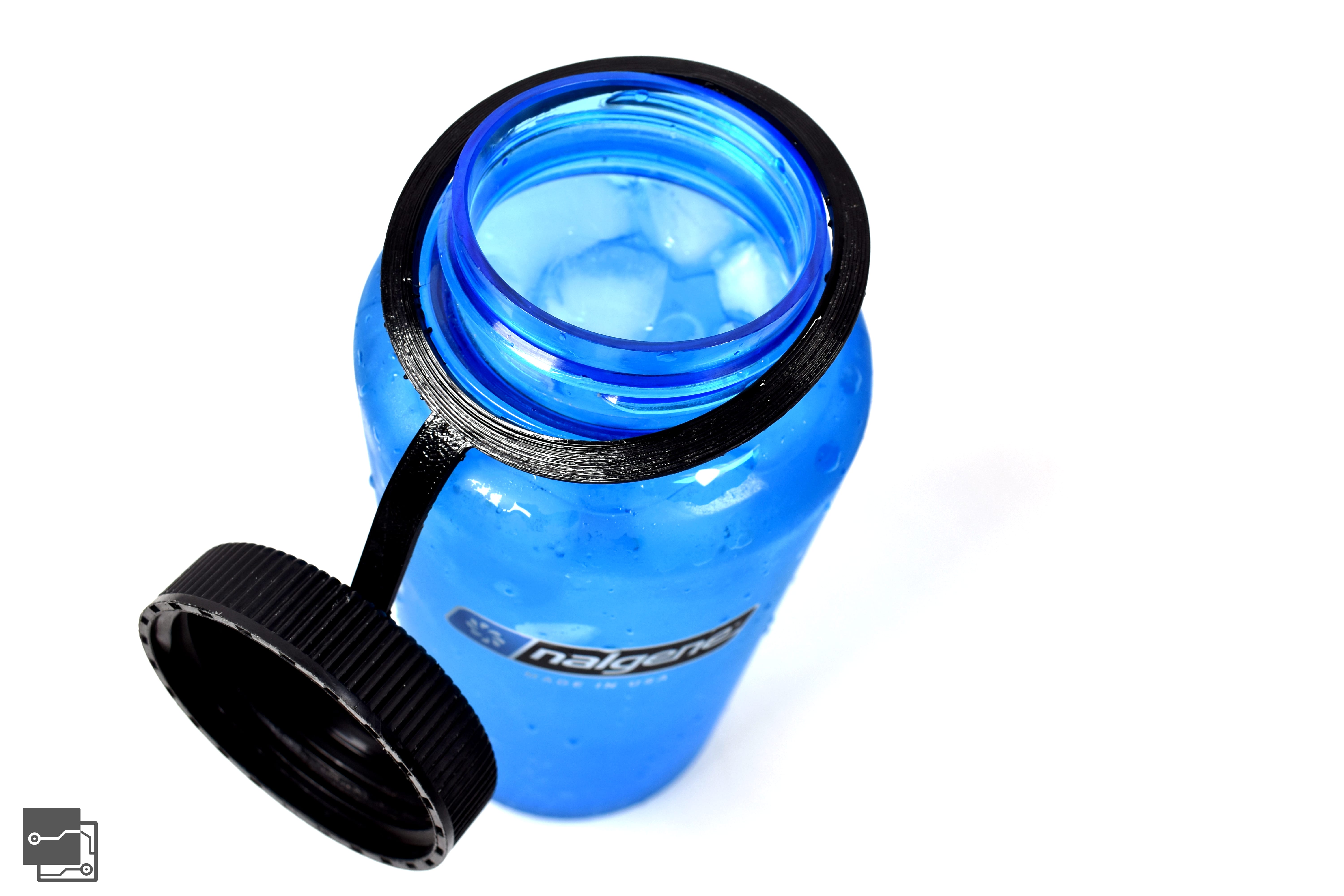 Nalgene 1L bottle cap strap repair by Open Hardware Designs | Download ...