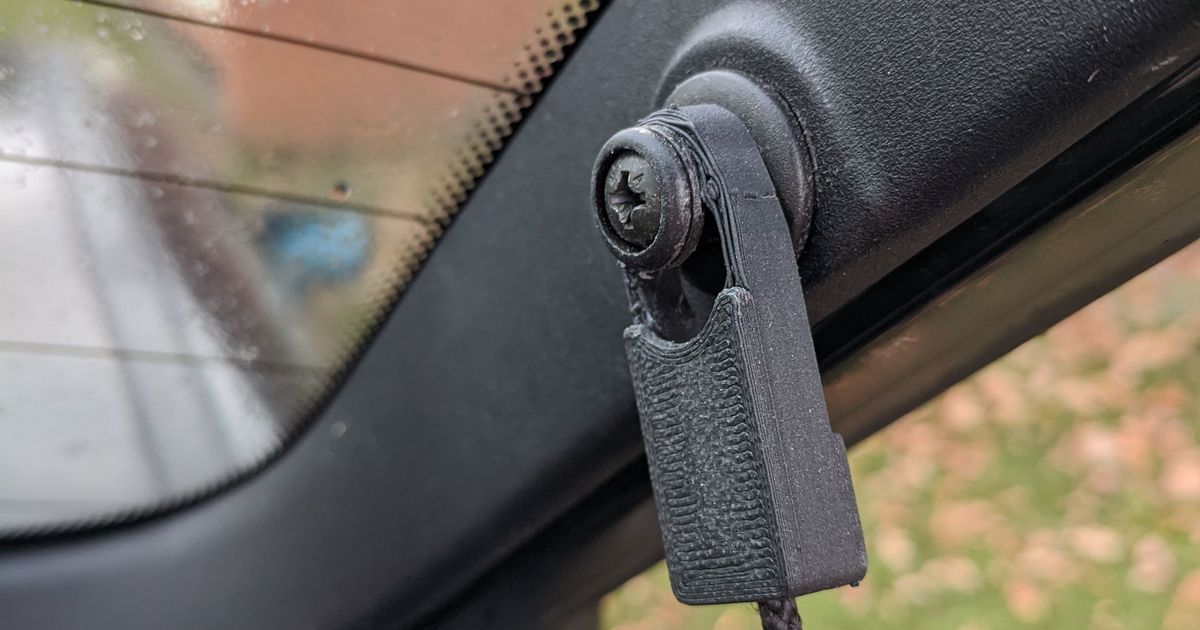 Attachment for rear parcel shelf of BMW 3 series (N46 hatchback) by ...