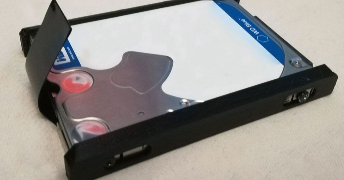 Thinkpad T420 9.5mm hard drive rail by FaceHaver | Download free STL ...