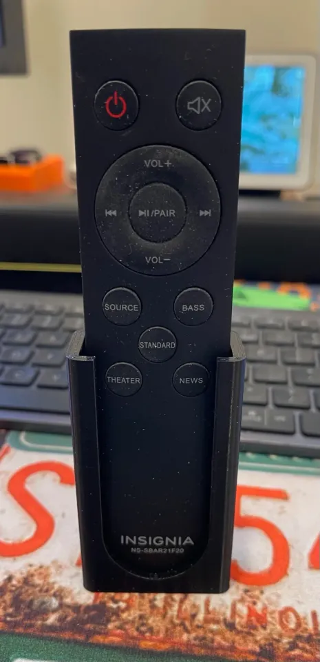 LG remote control holder/wall mount by John L. | Download free STL ...