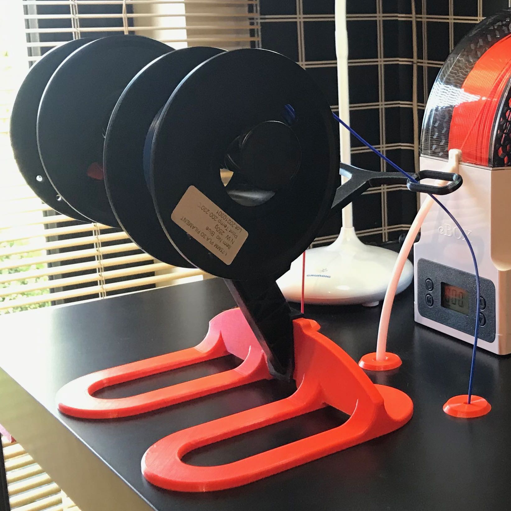 Base for original spool holder by BoBaCool | Download free STL model ...