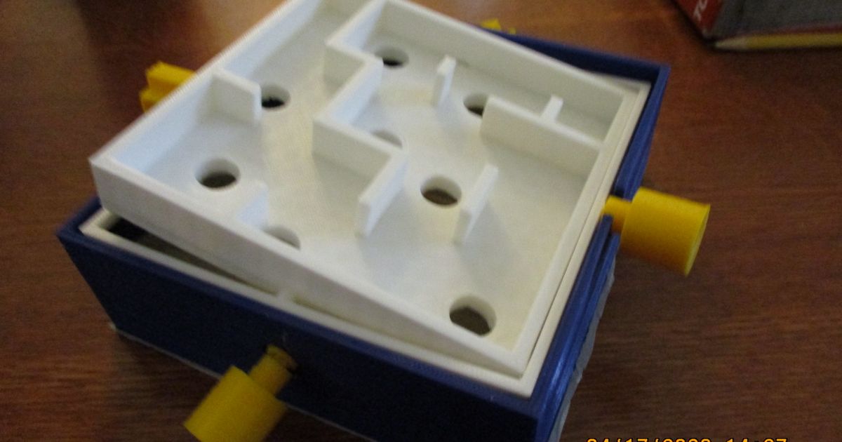Tilt ball maze. by Hunter | Download free STL model | Printables.com