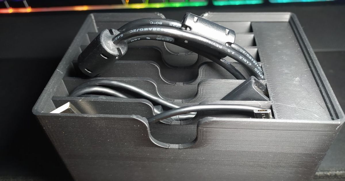 Gridfinity cable organicer by Einfach Felix | Download free STL model ...