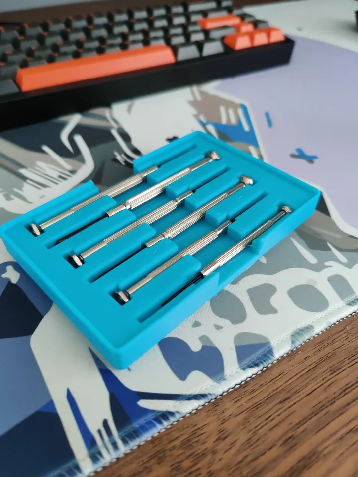 Gridfinity Precision Screwdriver holder by Tomie M | Download free STL ...