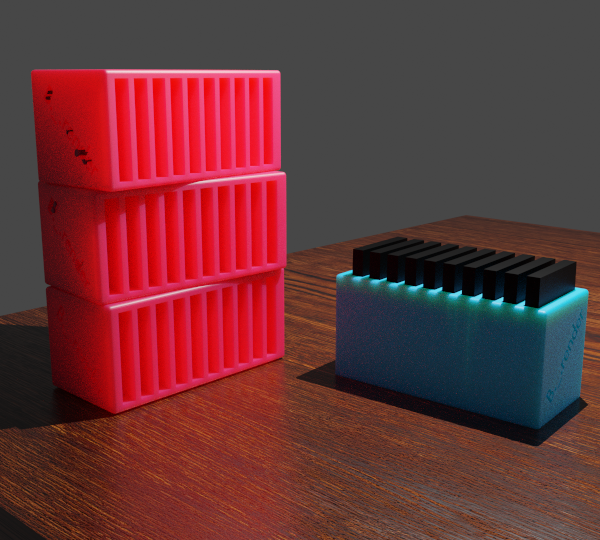 SD Card Holder 10 Slot Design by B._.render | Download free STL model ...