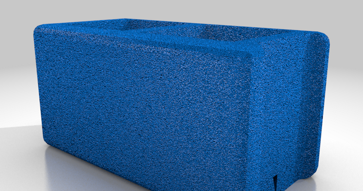2 Inch CinderBlock by B._.render | Download free STL model | Printables.com